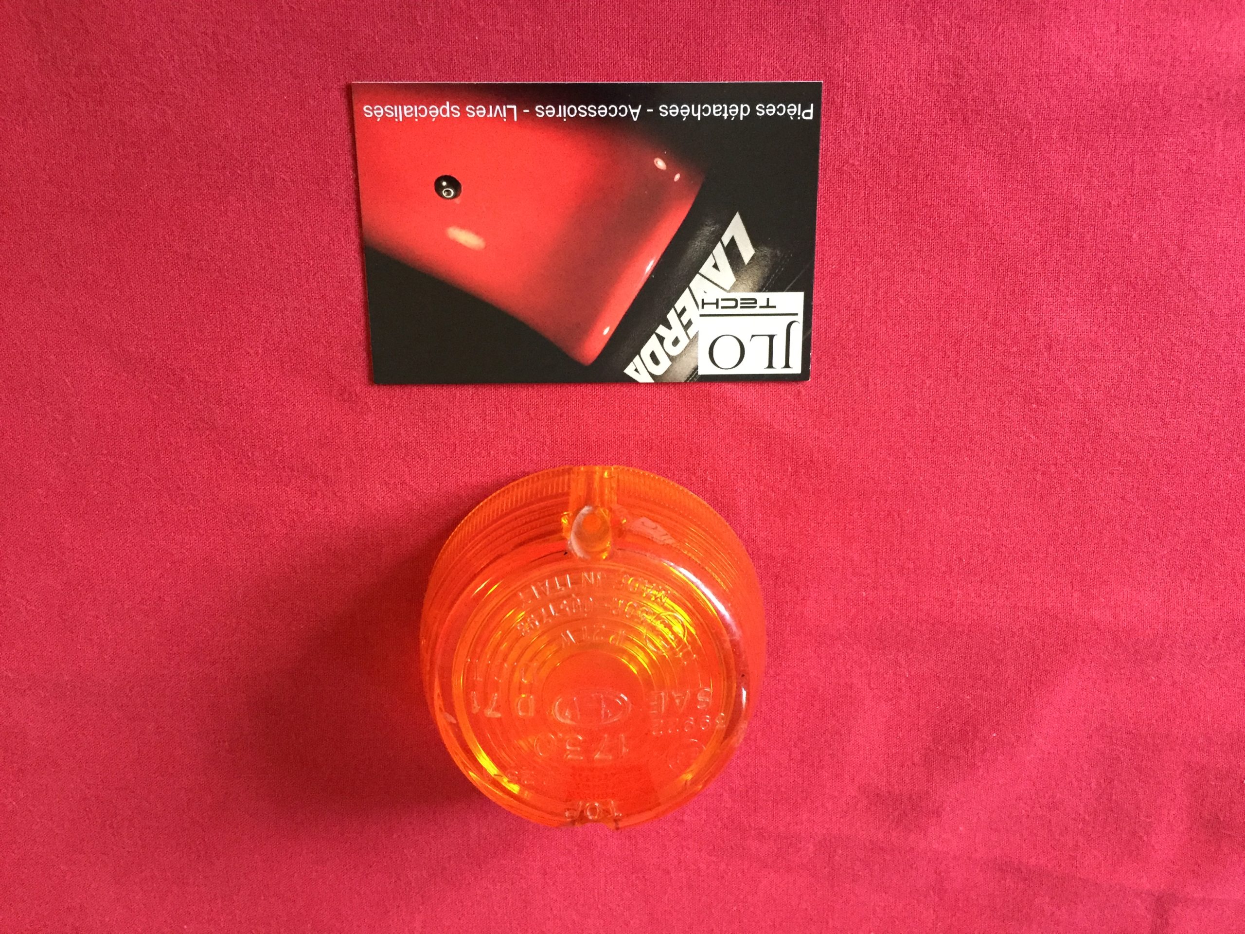 Cabochon clignotants CEV / CEV blinker lens Laverda - JLO Tech