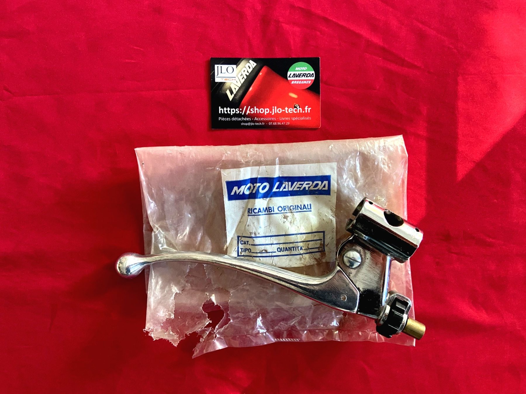 Commande de frein AV/démarreur complète neuve d'époque Laverda 750 GT, S, SF - RHS control ...